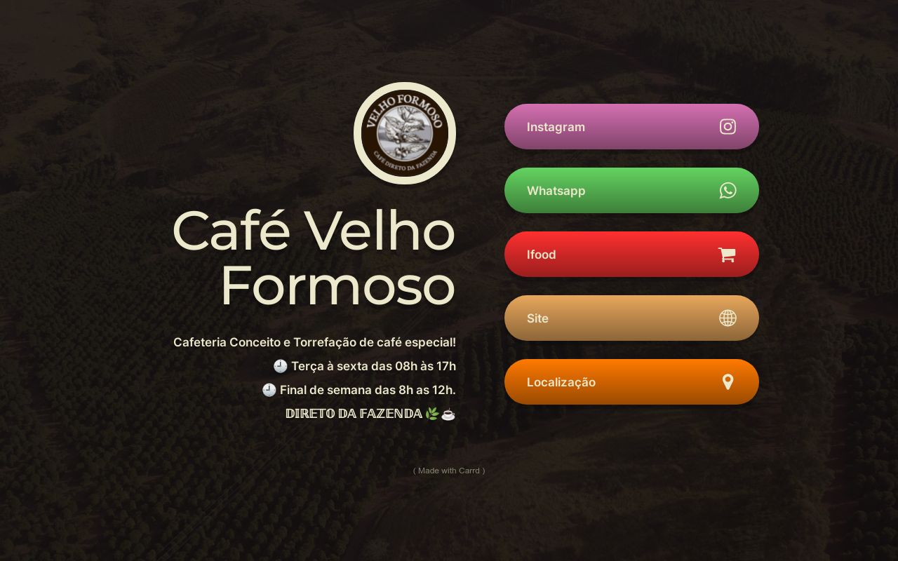 Café Velho Formoso